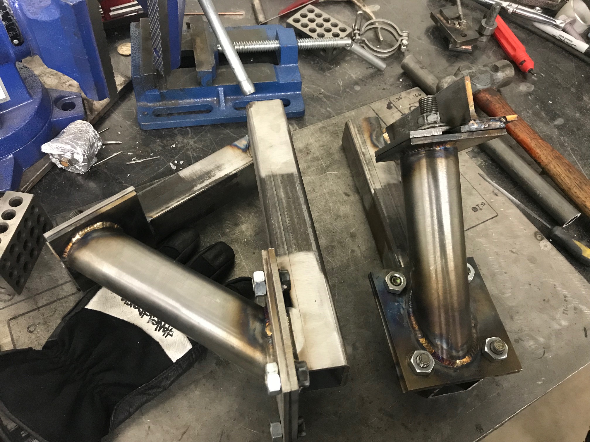 FENFABrication 2JZ Mustang Mounts - FenFabrication